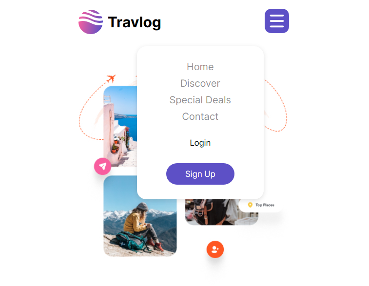 GitHub - armzacup00/landingpage-travlog