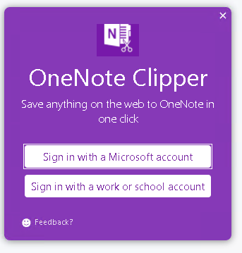 Removing feedback button for MSA accounts by varaizad · Pull Request #495 · OneNoteDev ...