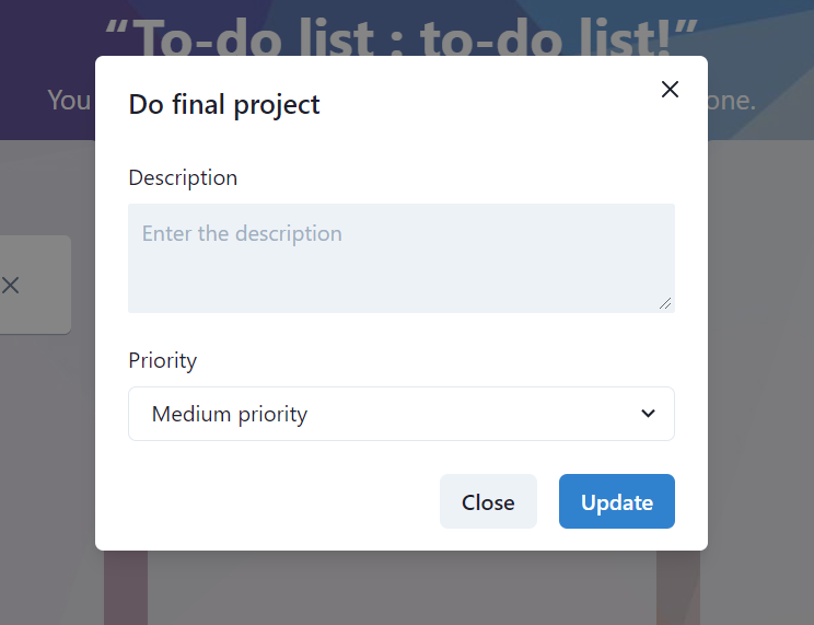 Github Van Anh To Do Project
