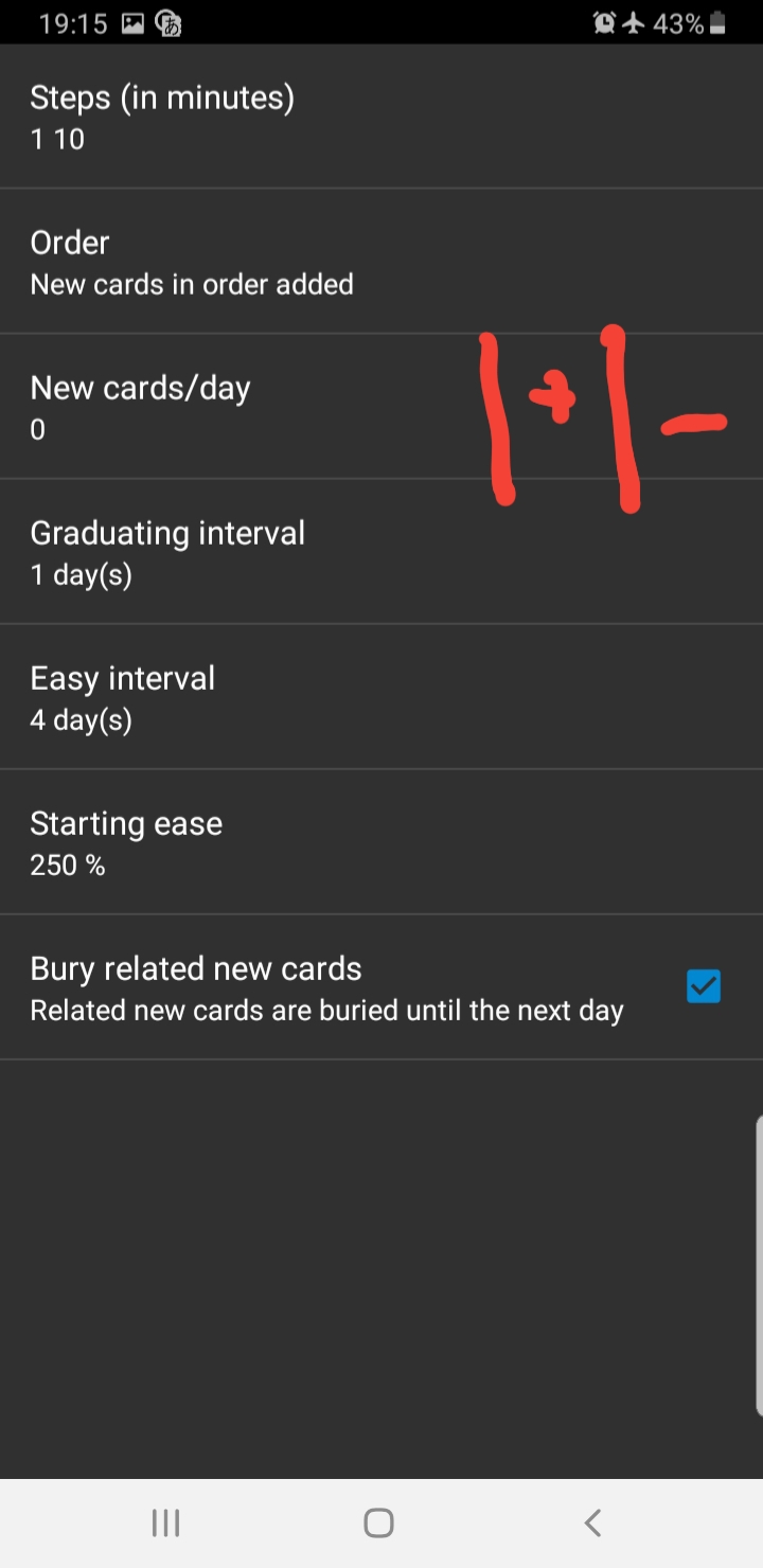 Plus (+) and minus (-) buttons for increasing "new cards" · Issue #8024 · ankidroid/Anki-Android ...