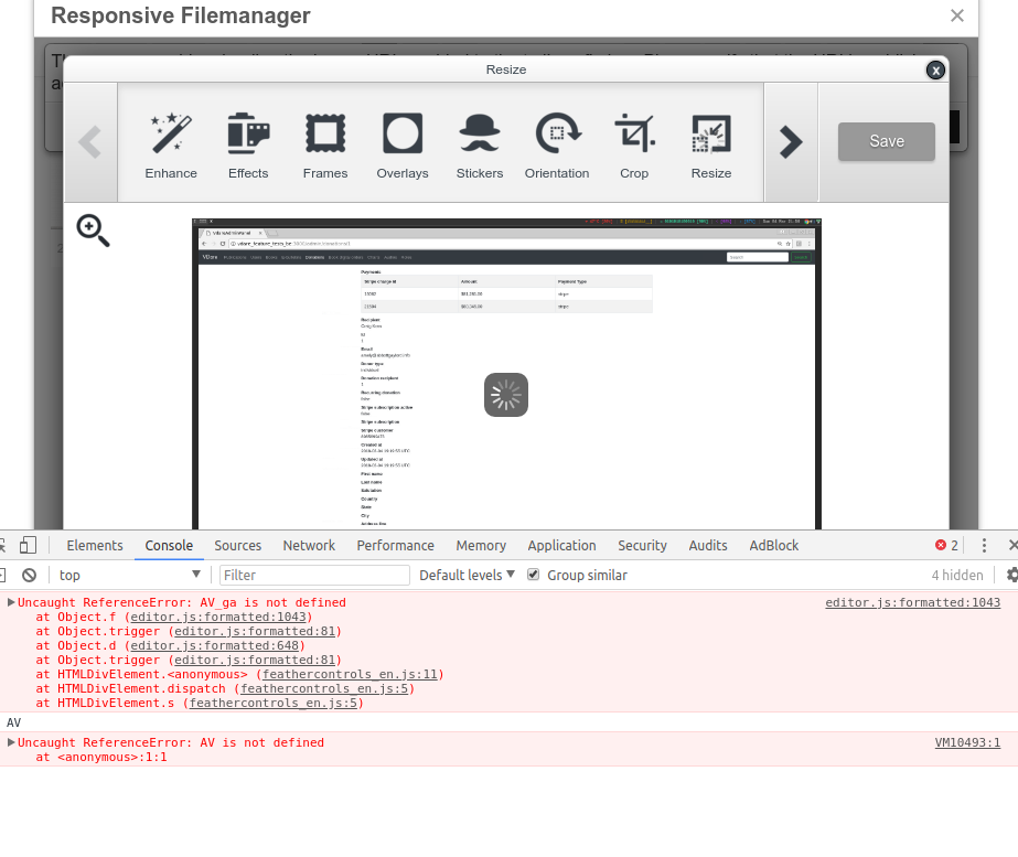 AV_ga is not defined · Issue #441 · trippo/ResponsiveFilemanager · GitHub