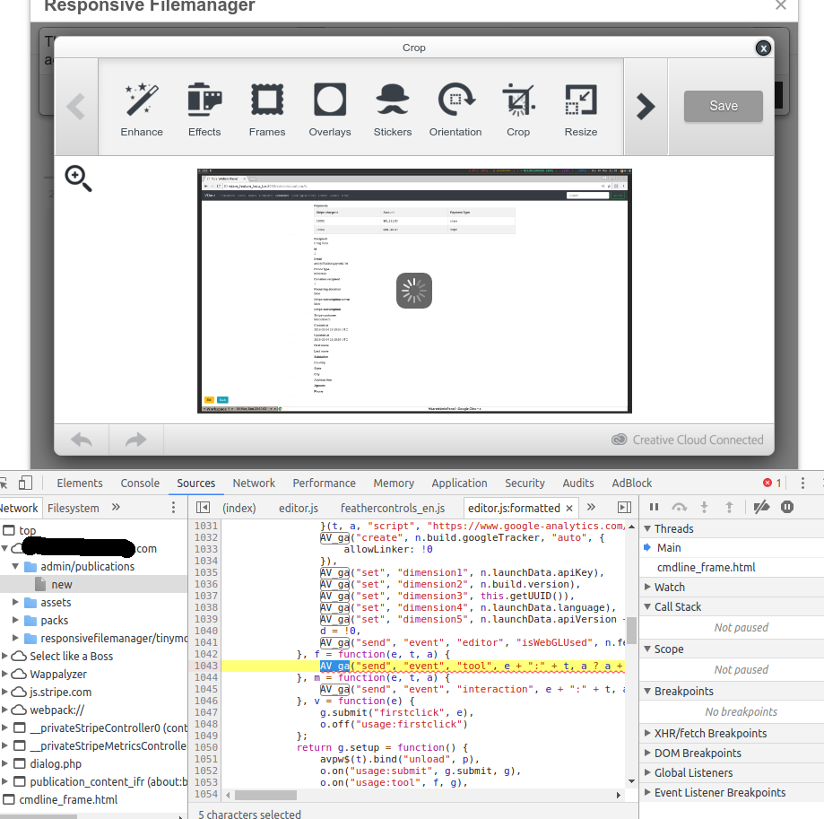 AV_ga is not defined · Issue #441 · trippo/ResponsiveFilemanager · GitHub