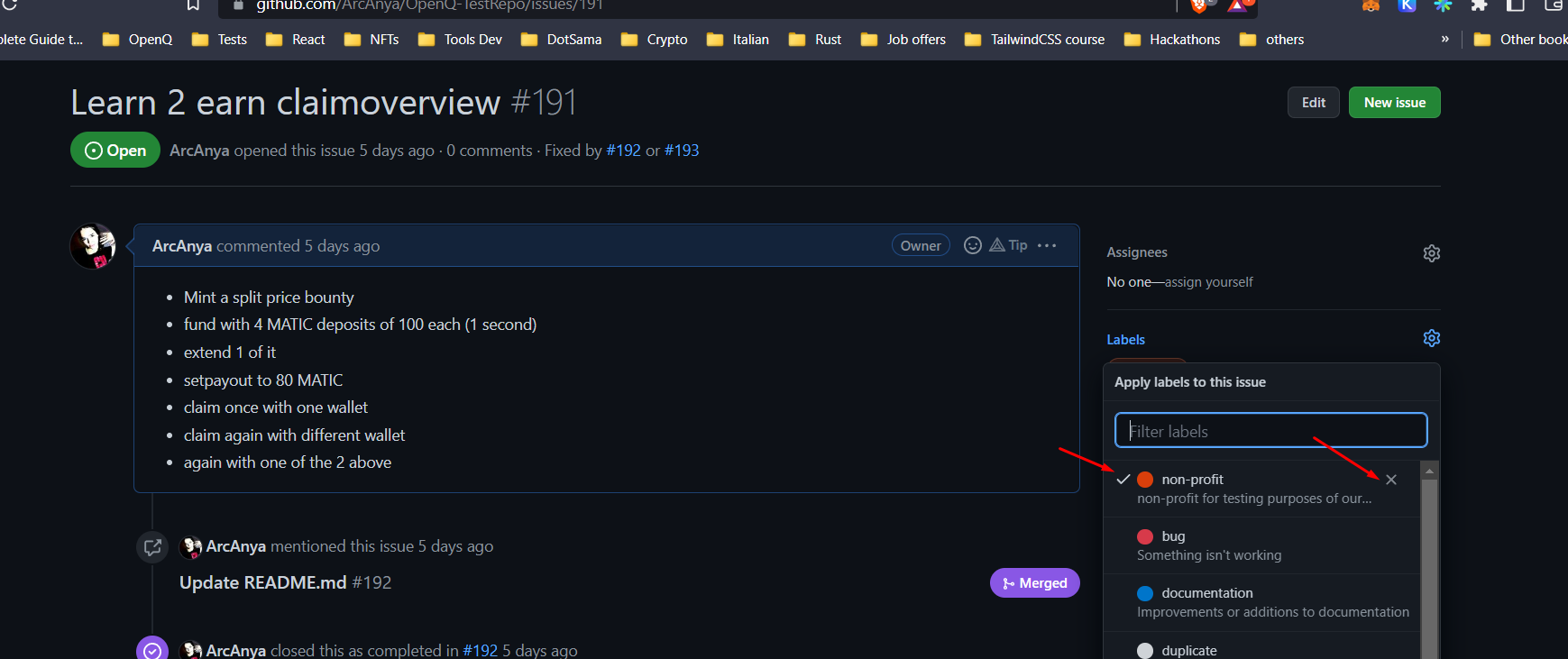 GitHub inspired improvement on label search · Issue #795 · OpenQDev/OpenQ-Frontend · GitHub