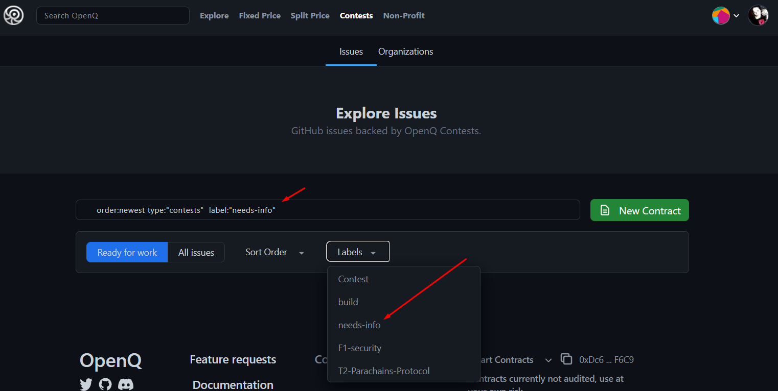GitHub inspired improvement on label search · Issue #795 · OpenQDev/OpenQ-Frontend · GitHub