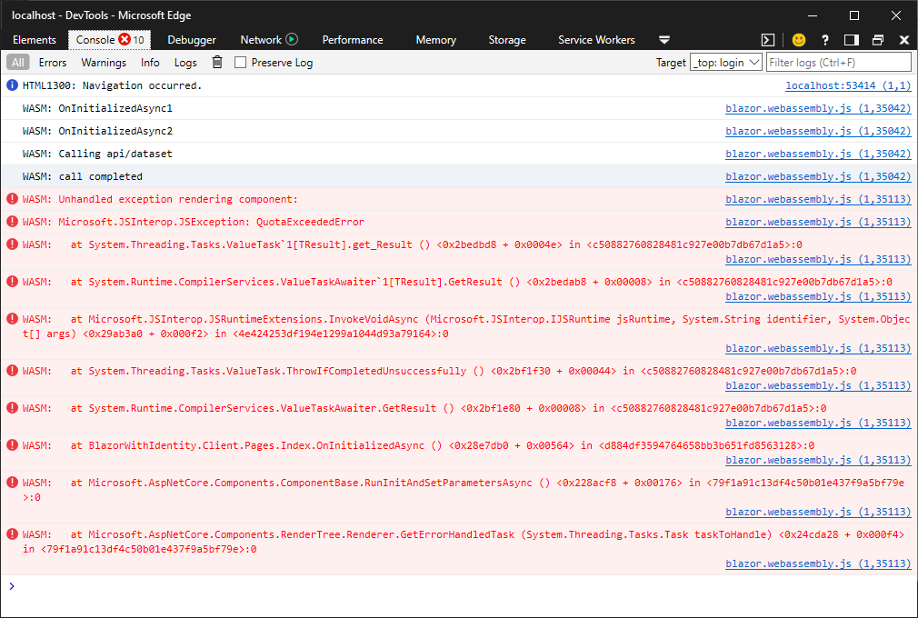 Issue With Edge Quotaexceedederror · Issue 42 · Blazorextensions Storage · Github