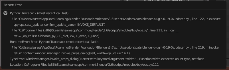 Blender Crash on "Merge Armature" button press under "Custom Model Creation" · Issue #621 ...