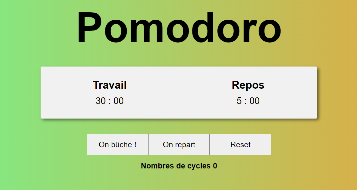 GitHub - Git-Baptiste/Pomodoro