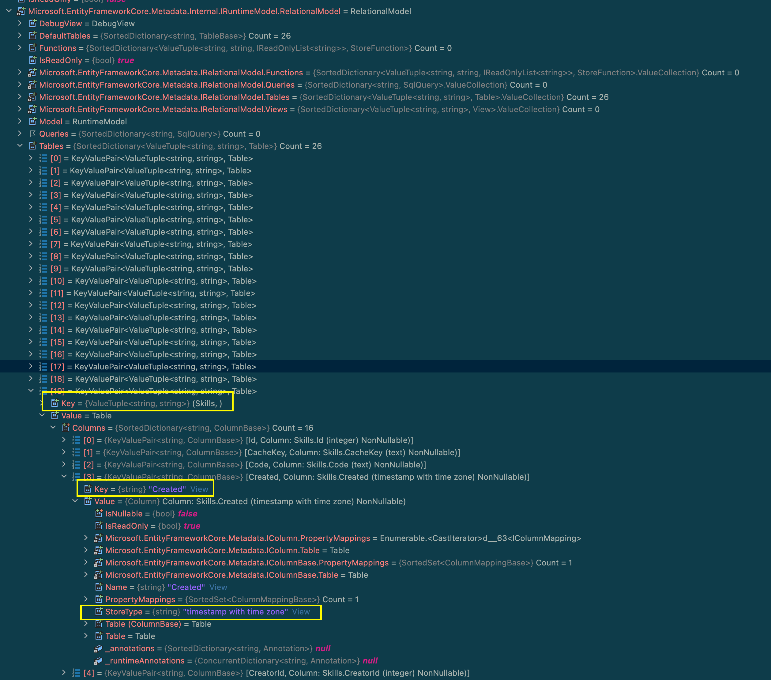 Column of type `timestamp` mapped as `timestamptz` parameter in `UPDATE` query, causing errors ...