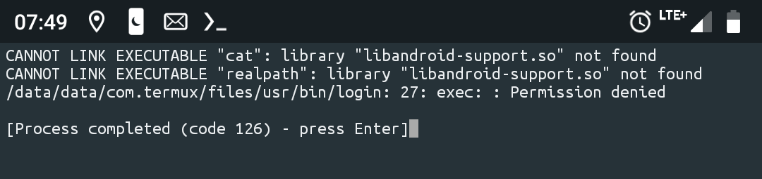 Termux not running not newest version · Issue #1697 · termux/termux-app · GitHub