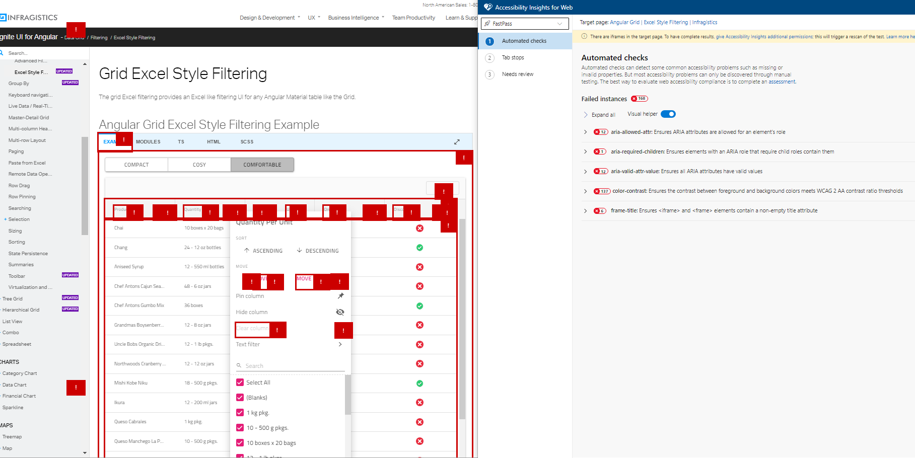 Accessibility issues with Grid and sub controls like Excel Style Filtering · Issue #9028 ...