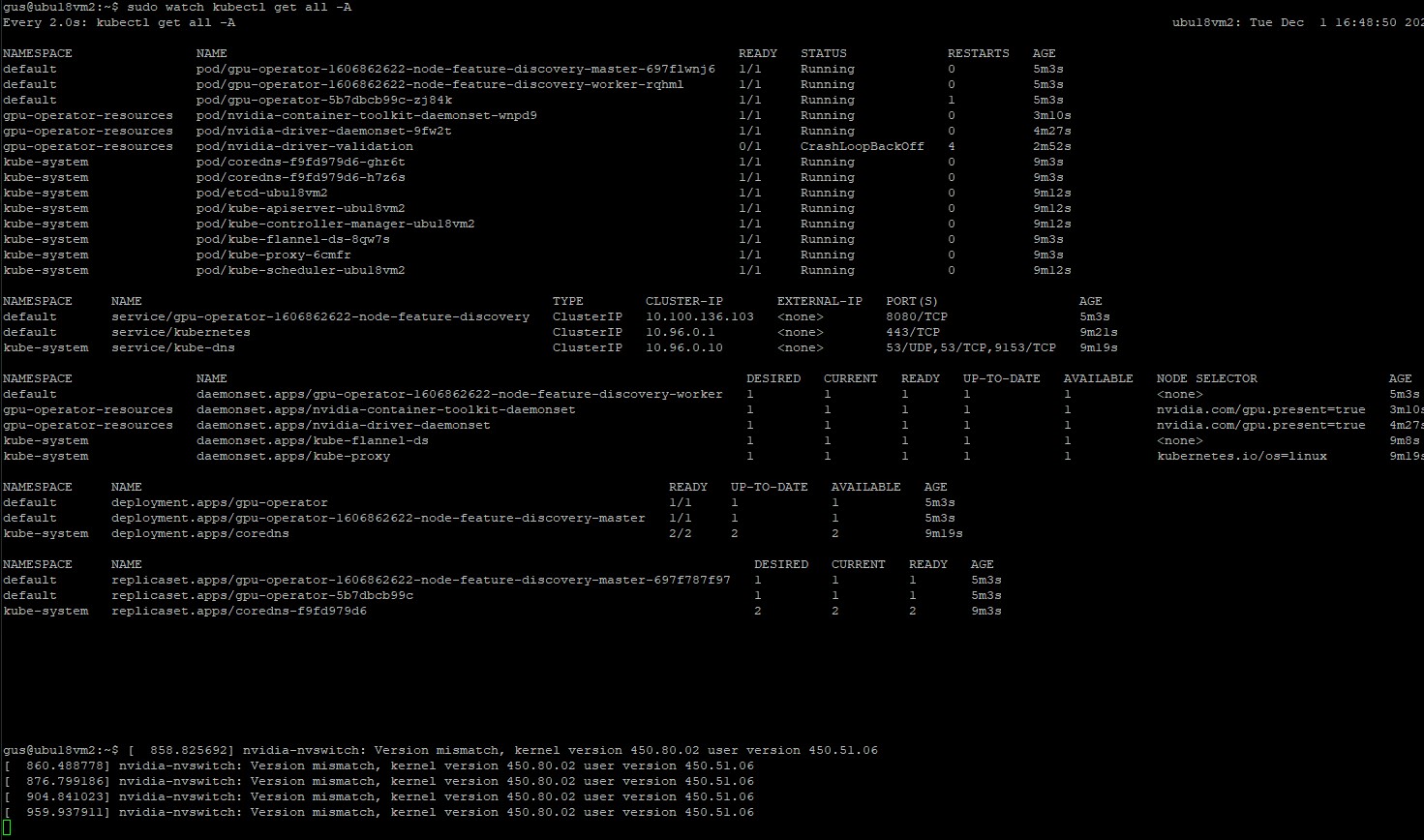 GPU-Operator v1.3.0 dcgm-exporter persistent CrashLoopBackoff AND ...