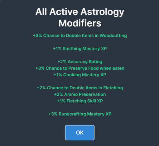 [Bug]: Astrology not updating Active Modifiers · Issue #1650 · MelvorIdle/melvoridle.github.io ...