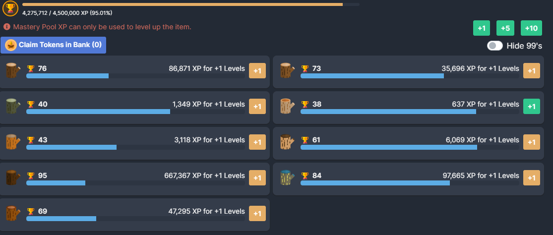 [Bug]: Astrology/Woodcutting not properly applying offline Mastery XP · Issue #1701 · MelvorIdle ...