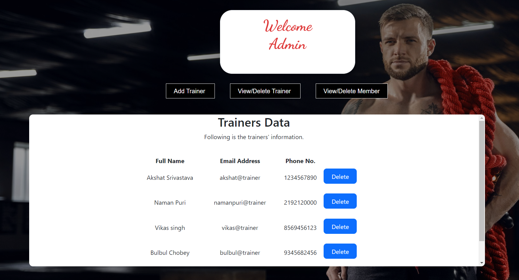 GitHub - VikasSingh1234/gym-management-system: It is a GYM management website.