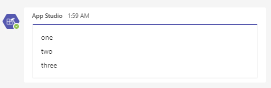 [MS Teams][Adaptive Cards] [TextBlock type doesn't support line breaks \n] · Issue #5538 ...