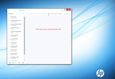 [Windows] Error contacting docker hub · Issue #676 · docker/kitematic · GitHub