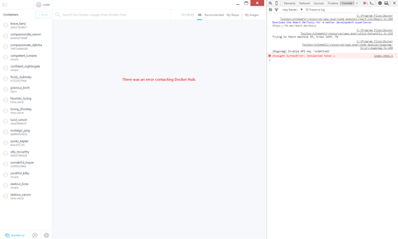 [Windows] Error contacting docker hub · Issue #676 · docker/kitematic · GitHub