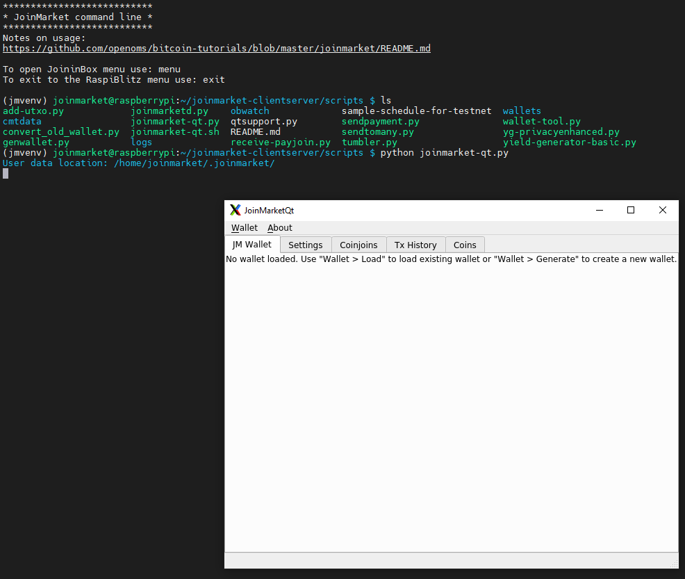 Joinmarketqt Gui On The Desktop Pyside2 Error · Issue 1856 · Raspiblitzraspiblitz · Github 