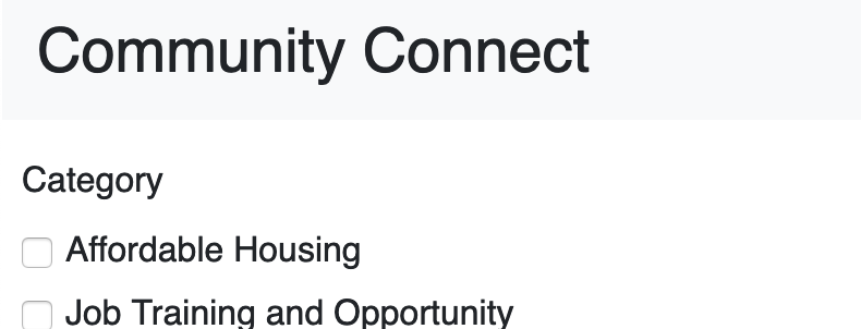 Update 'Category' text · Issue #206 · codeforboston/communityconnect ...