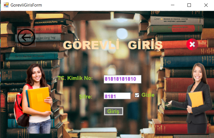 GitHub - melikeay45/Kutuphane-Otomansyonu: Katmanlı mimaride Access veritanbanı ve C# ...