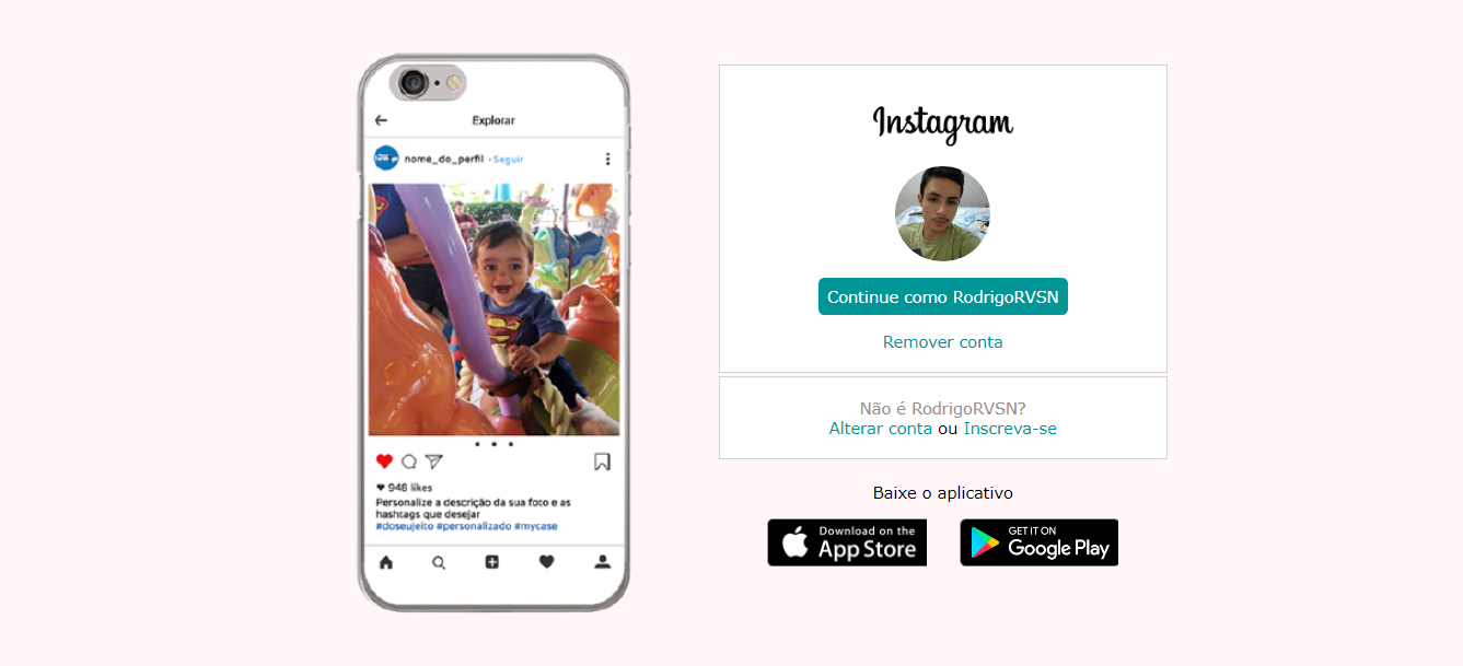 GitHub - RodrigoRVSN/instagram_rodrigo_homepage: Projeto da Digital Innovation One para recriar ...