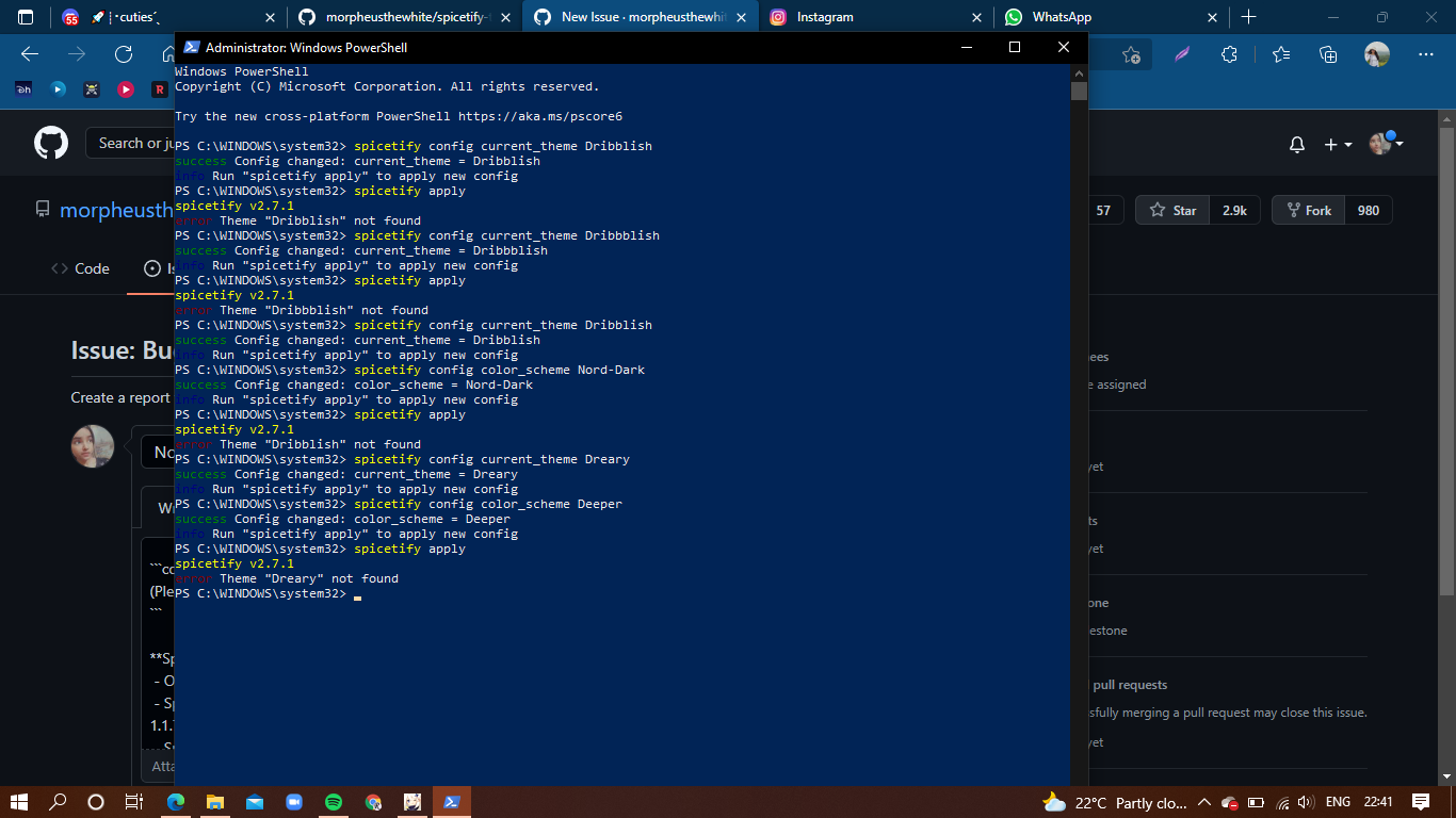Not able to configure themes · Issue #590 · spicetify/spicetify-themes · GitHub