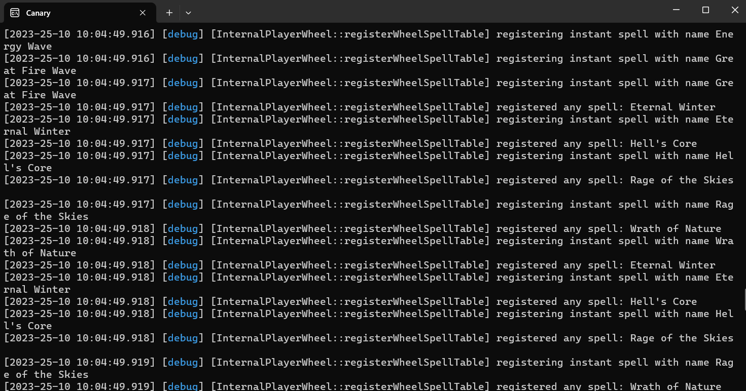 Debug Log · Issue #1746 · opentibiabr/canary · GitHub