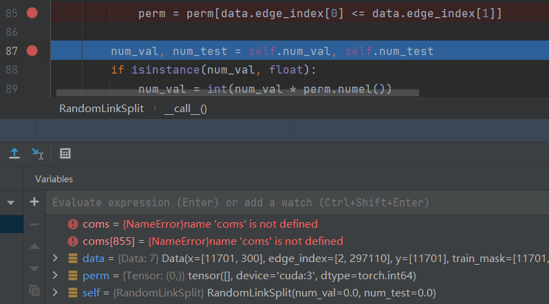CUDA error: device-side assert triggered while `RandomLinkSplit()`ing data · Issue #5721 · pyg ...