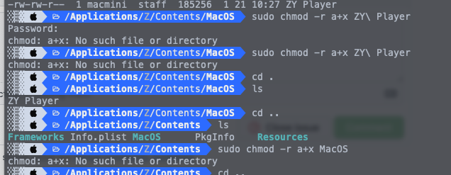 您没有权限来打开应用程序“ZY Player.app”。 · Issue #630 · Hunlongyu/ZY-Player · GitHub