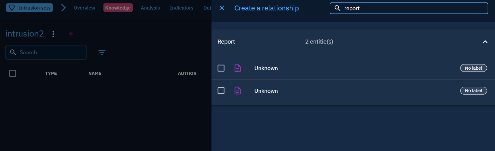 Report Name Is Unknown When Creating A Relationship Between An Object And A Report · Issue 3047 4988