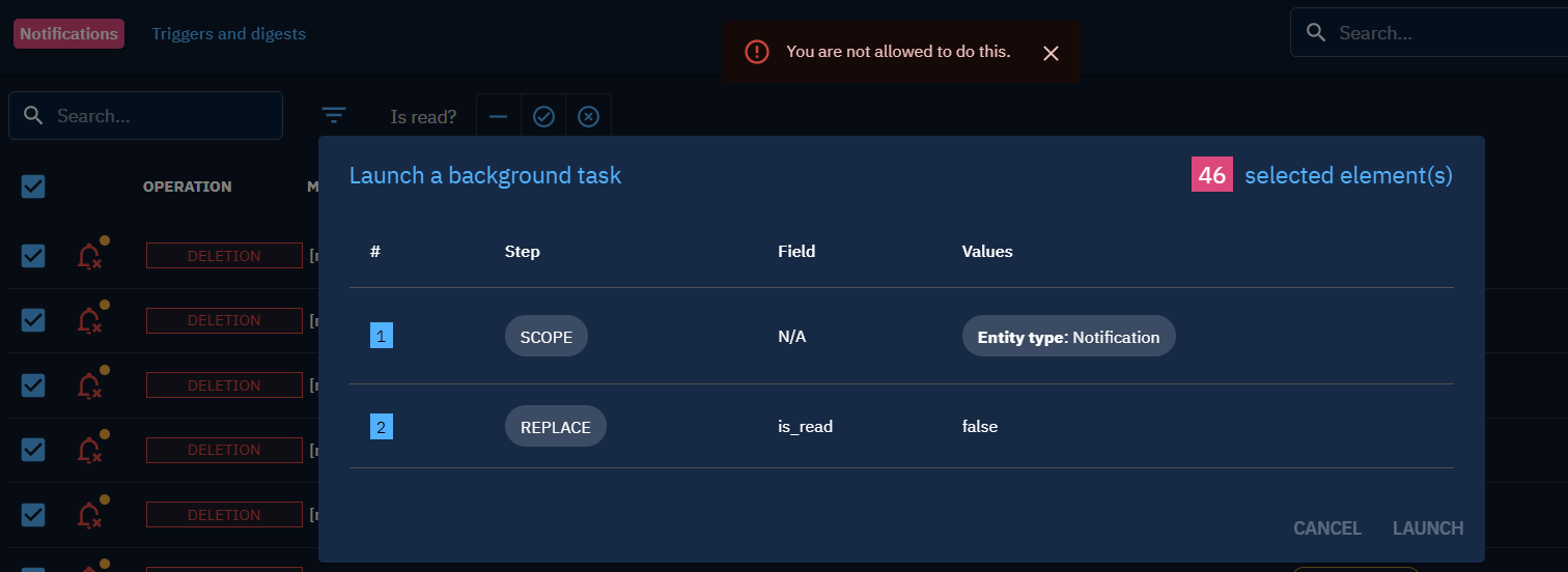 User With Knowledge Capability Cant Do Mass Operations On Notifications · Issue 3331 · Opencti