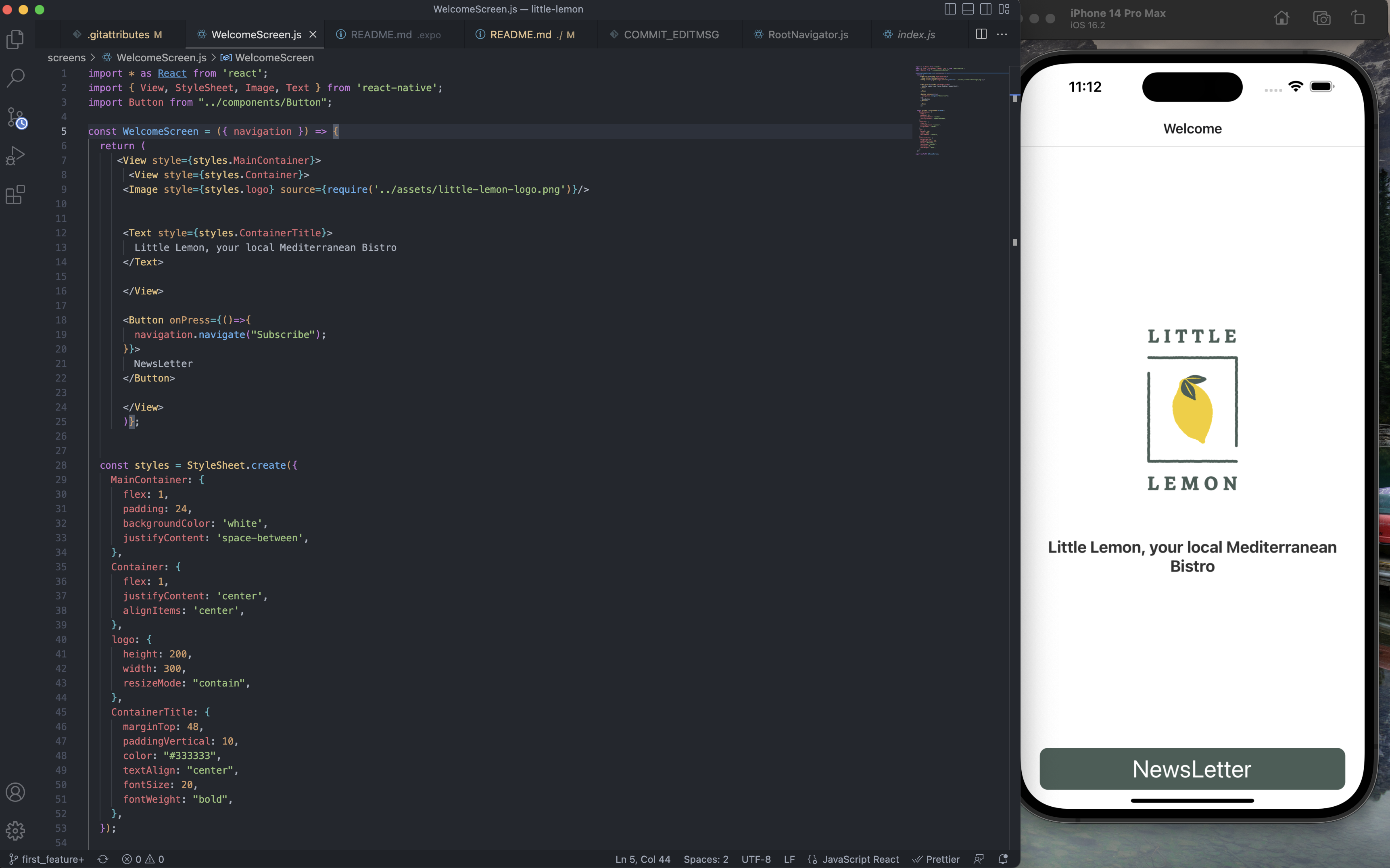 GitHub - Dray3009/little-lemon: React Native Newsletter Signup