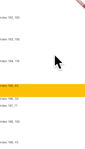ScrollablePositionedList scrolling up jumps and oscillates with async ...