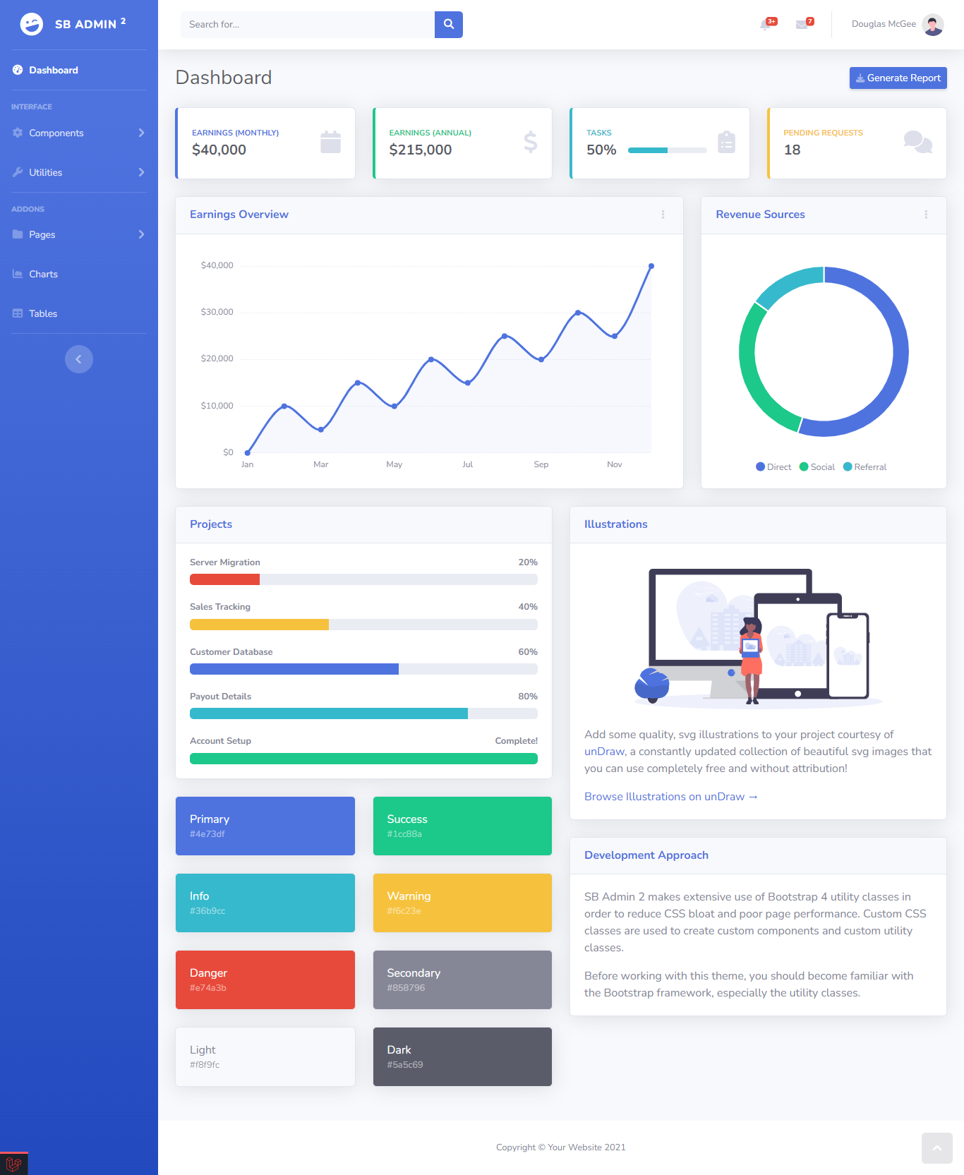 GitHub - ferdyhape/Starter-Laravel-Dashboard-SBAdmin2