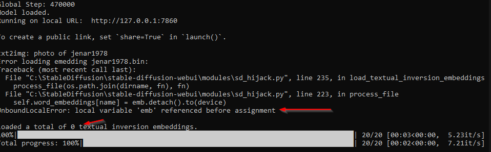 Embeddings Beeing Not Used By Prompt · Issue 1355 · Automatic1111