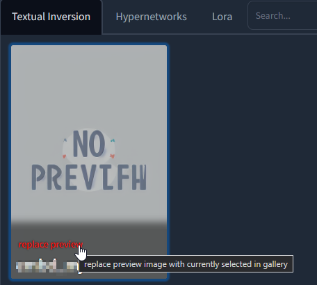 Card previous for Textual Inversions in UI · AUTOMATIC1111 stable ...