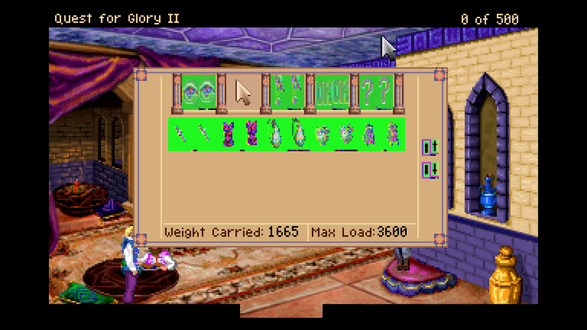 QFG II Remake has broken menu colors and start menu in master. · Issue ...
