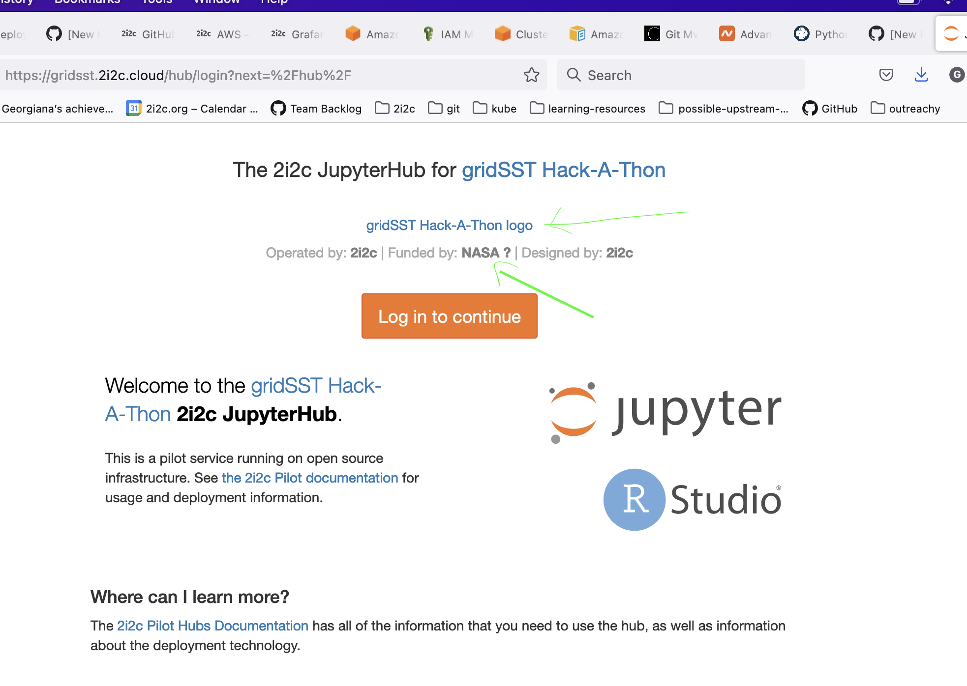 [New Hub] gridSST Hack-A-Thon · Issue #1650 · 2i2c-org/infrastructure · GitHub