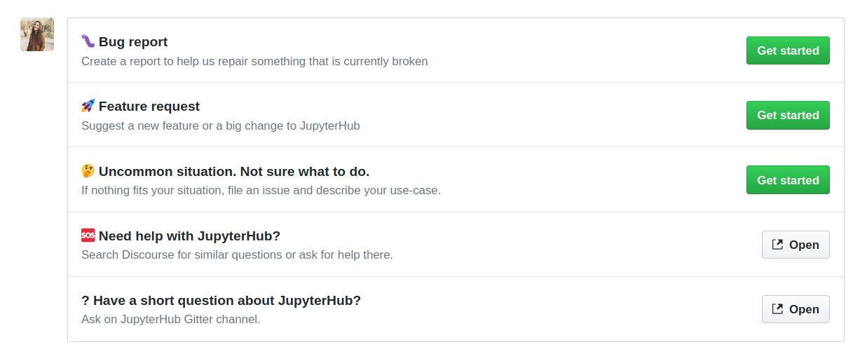 Update Issue Template for Technical Support · Issue #2996 · jupyterhub ...