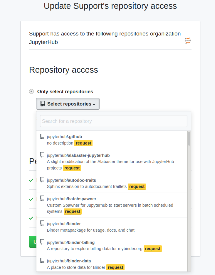 Extend the support bot to all the repositories · Issue #295 ...