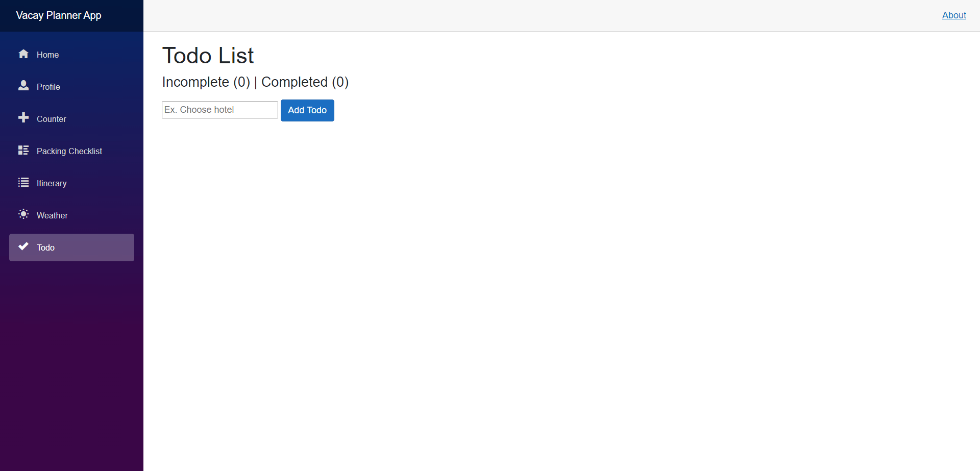 GitHub - rookiebehaviour/VacationPlanner: A Vaction Planner App Demo on ...