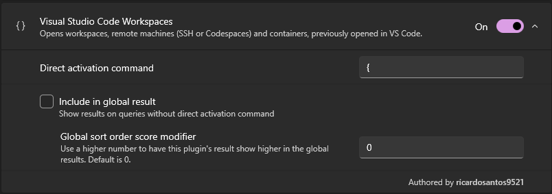 Visula Studio Code Workspace - Plugin not working. · Issue #19676 · microsoft/PowerToys · GitHub
