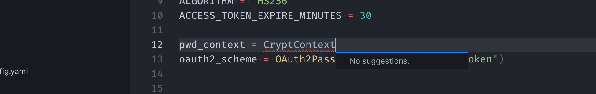 Suggests for auto import only works if you have imported a library at ...