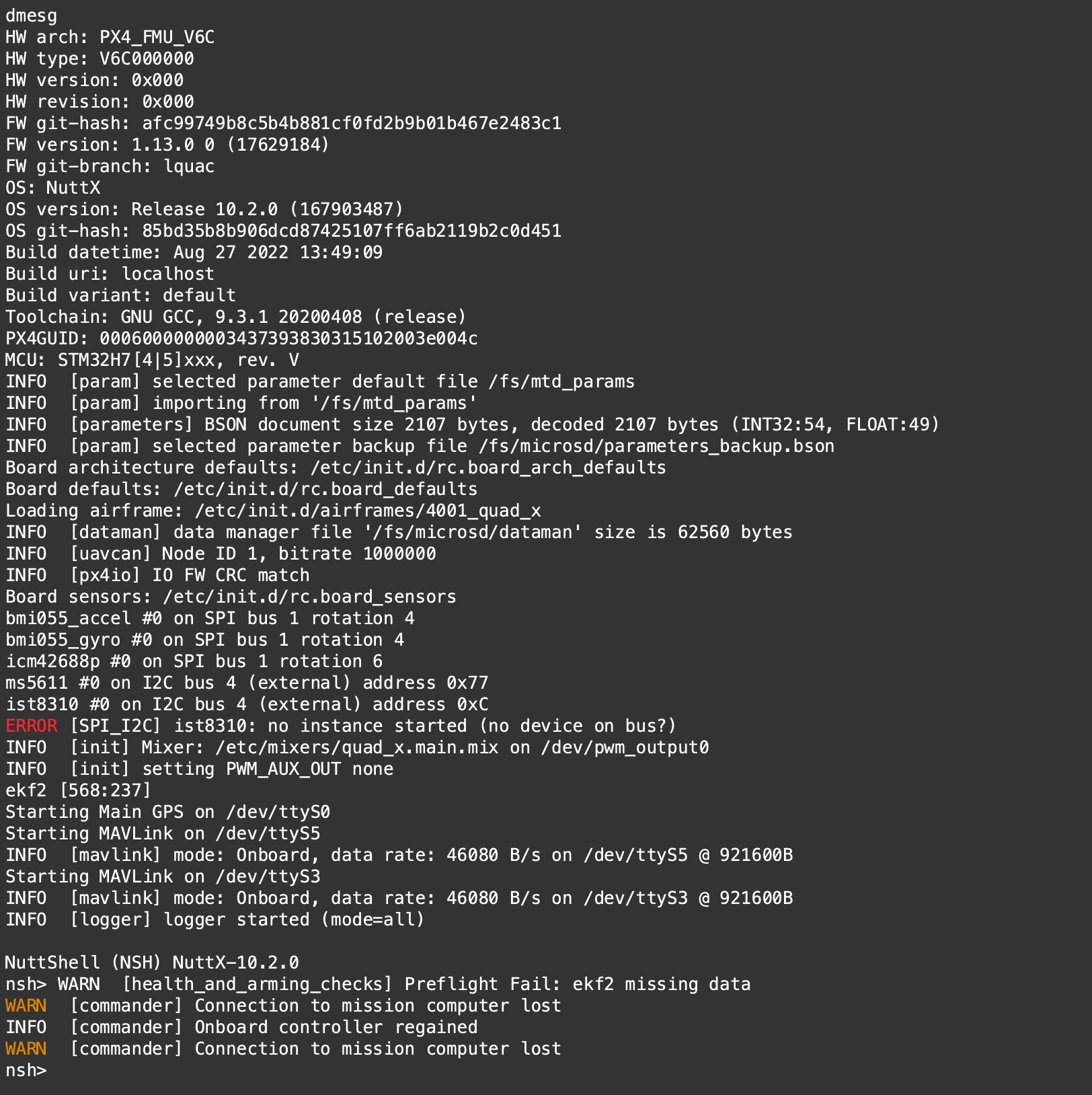 Pixhawk 6C Telem1-3 not working as expected · Issue #20118 · PX4/PX4 ...