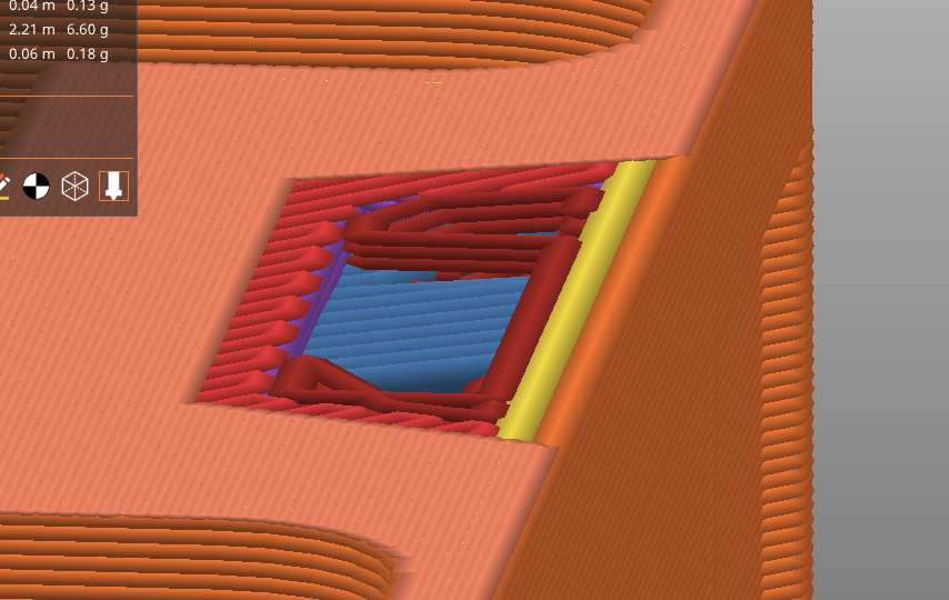 Empty Space Under Vertical Projection Made Of Solid Infill · Issue 11508 · Prusa3dprusaslicer 