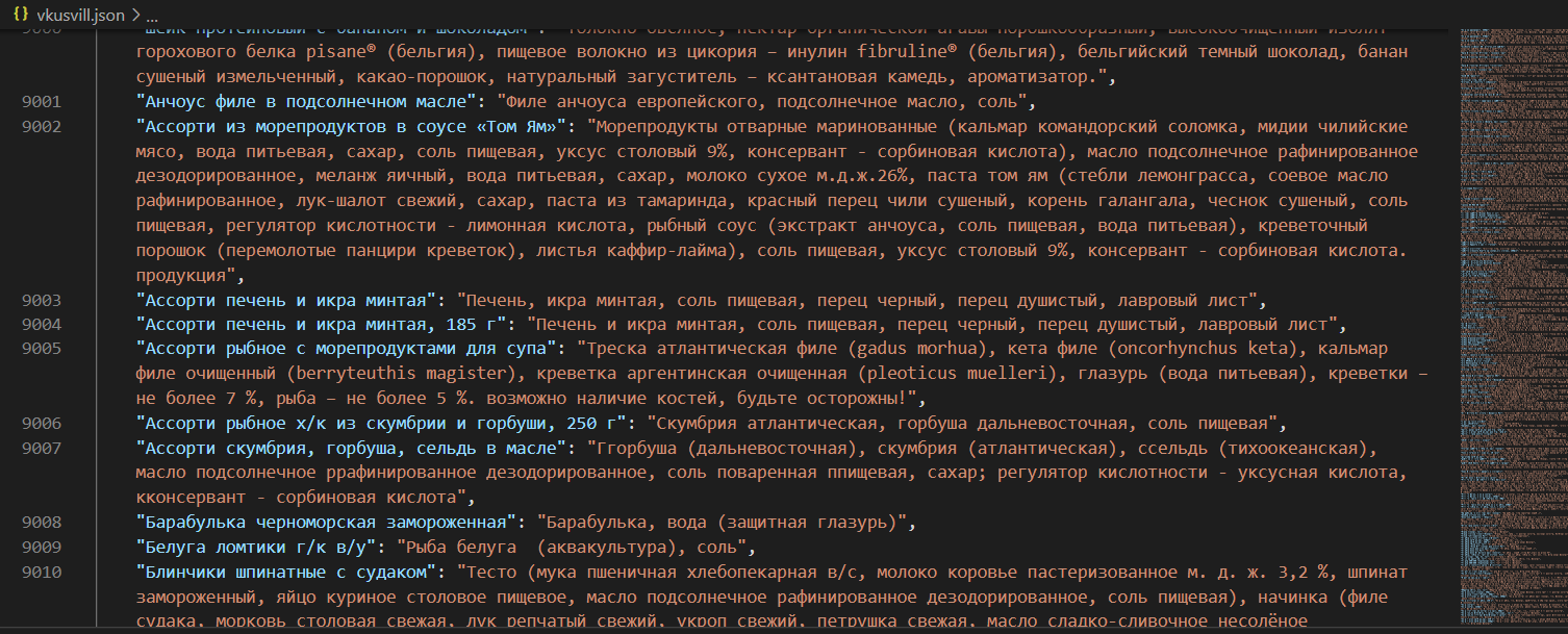 GitHub - Nidzh/food-market-parser: VkussVill, Vprok parser