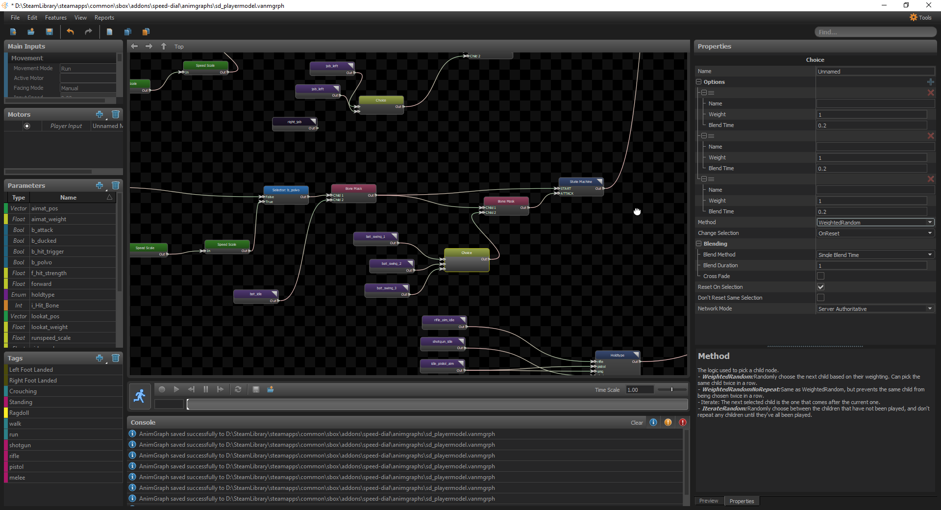 Animgraph choice groups don't network properly with the server · Issue #328 · Facepunch/sbox ...