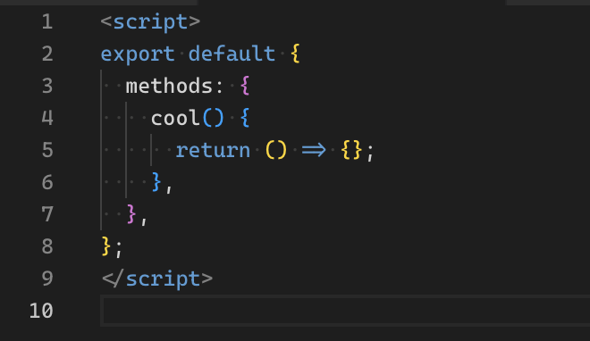 Weird arrow function color in latest VSCode + lang="ts" · Issue #1704 ...