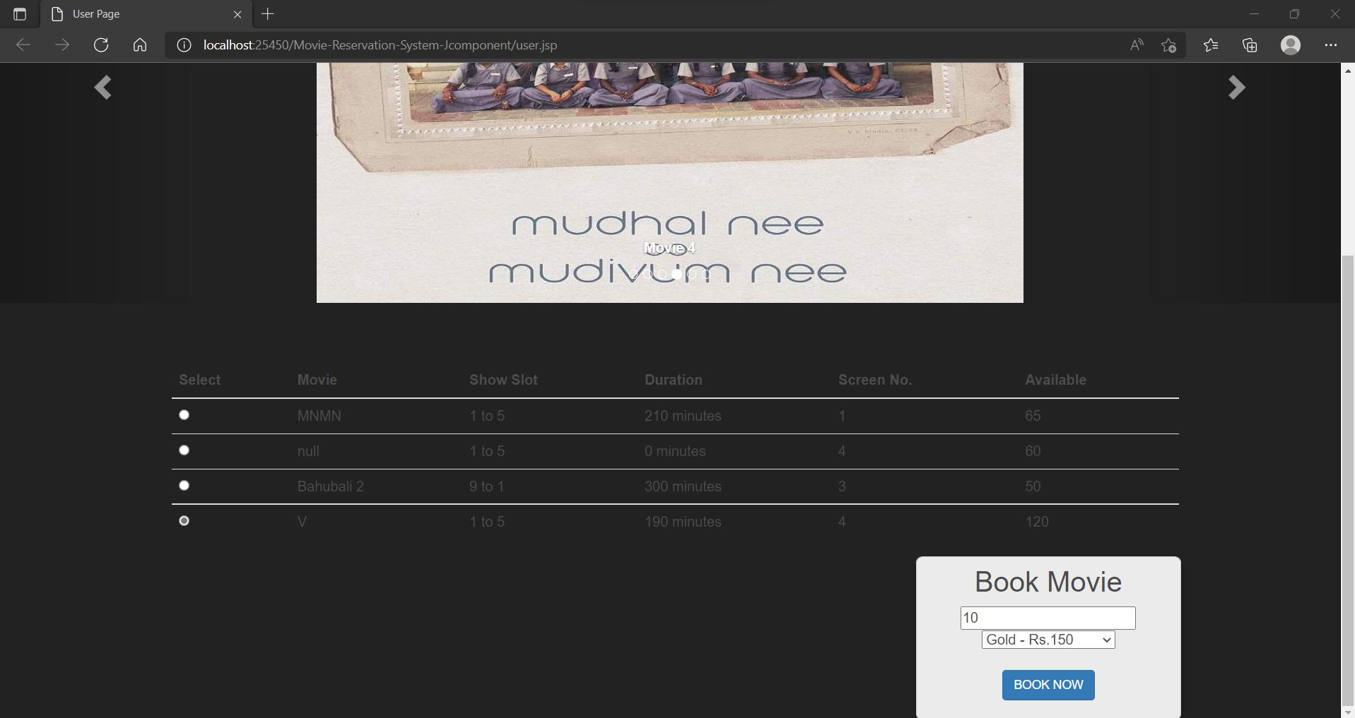 GitHub - Raksha-Srinivasan/Online-Movie-Reservation-System: Online Movie Reservation System