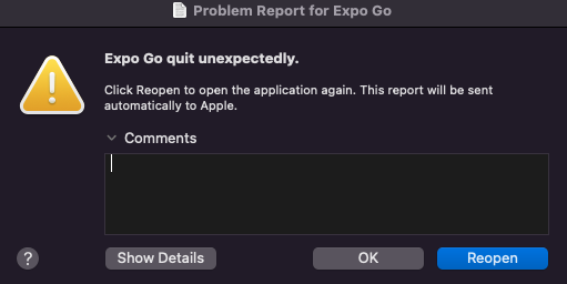 Crash on iOS when choosing a long extension document with DocumentPicker.getDocumentAsync ...